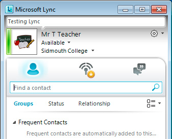 lyncinst12 – Sidmouth College ICT